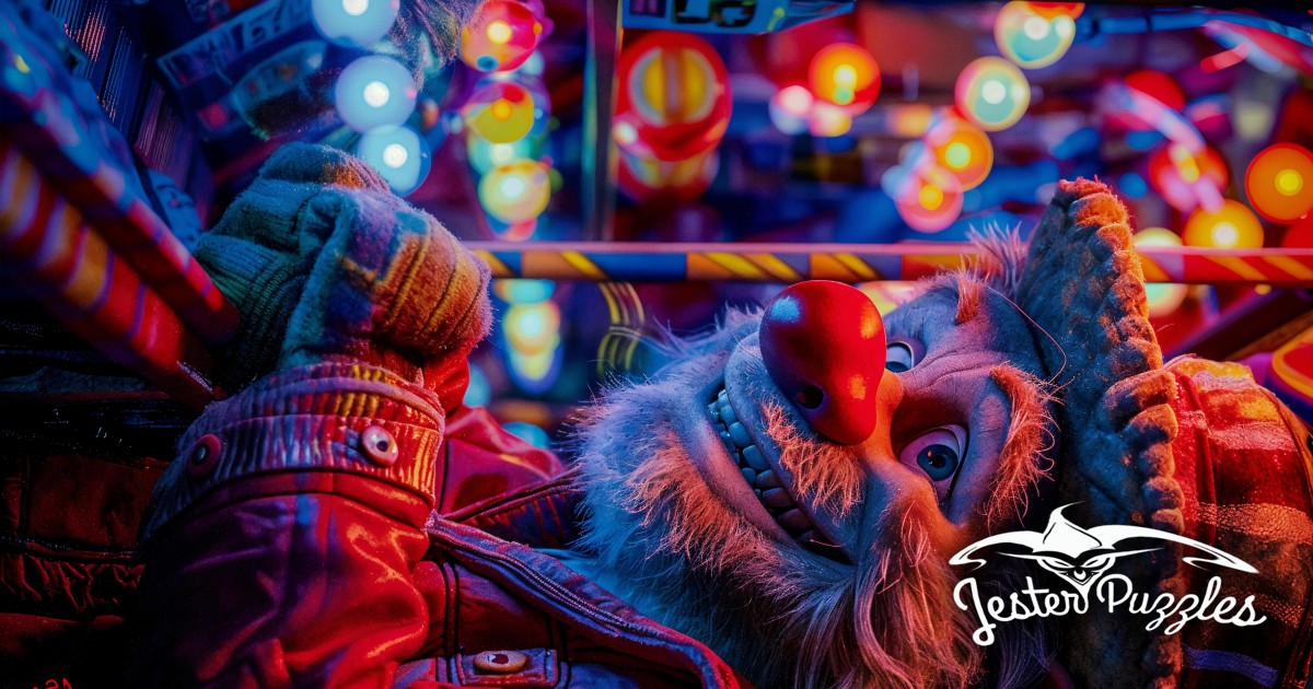 JesterPuzzles | The Carnival Rascal | Unique & Colorful Art Jigsaw Puzzle